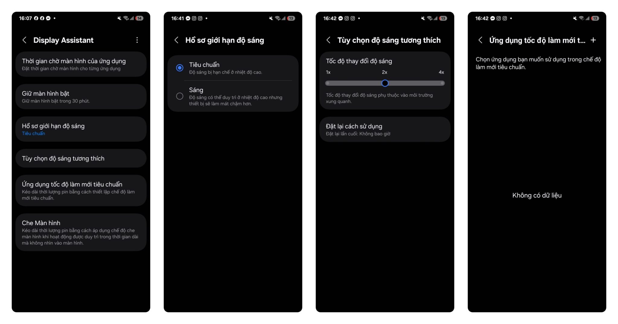 Display Assistant Beta trên One UI 7 cho phép tuỳ chỉnh cài đặt màn hình